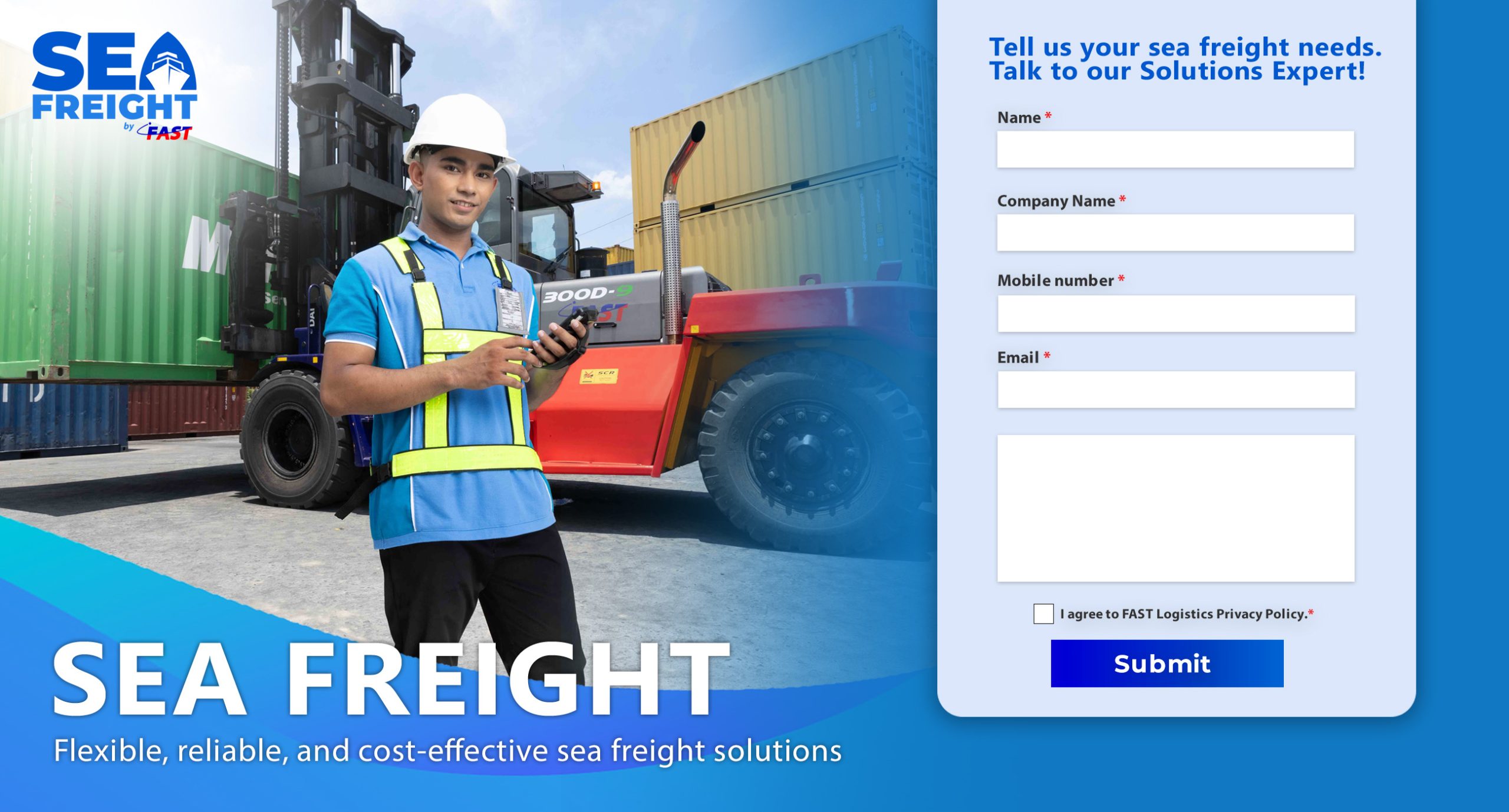 Sea Freight - FAST Logistics Group