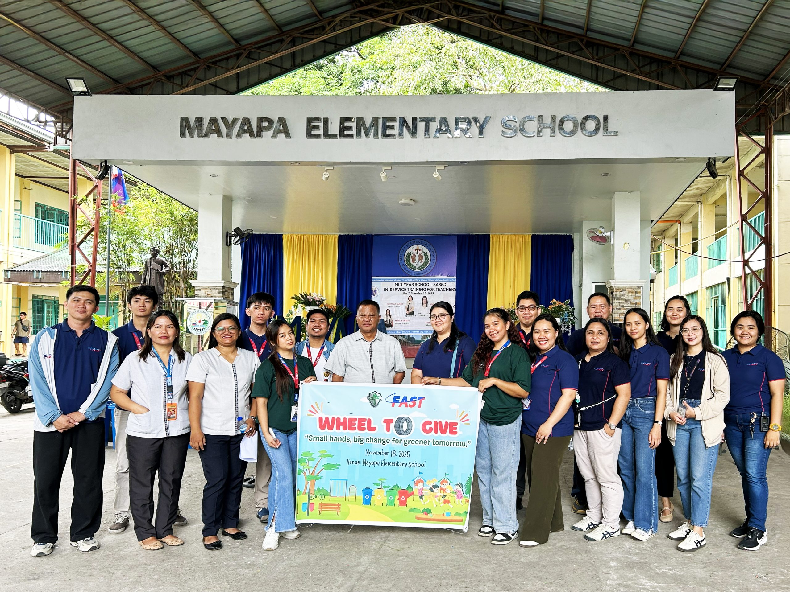 From Used Tires to Upcycled Bins: FAST Donates Waste Containers to ...