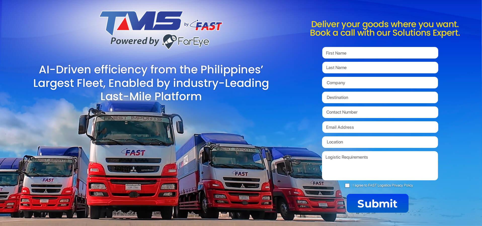 Transport Management System | FAST Logistics Group